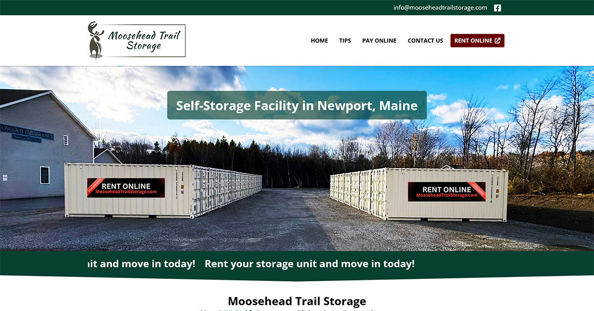 Newport Maine Self-Storage Units, Tips, FAQ’s, Moosehead Trail Storage.